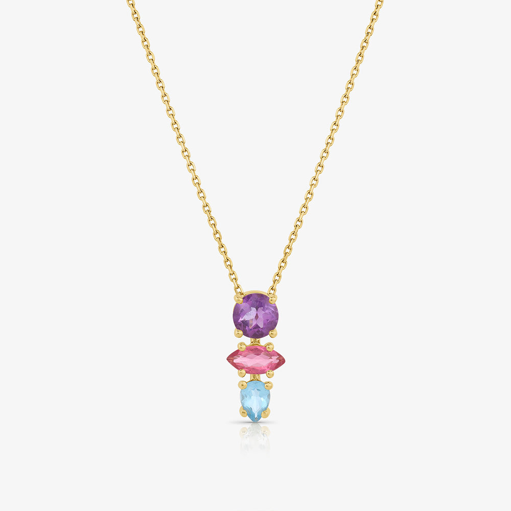 Vibrant Drop Pendant Necklace – Eredita